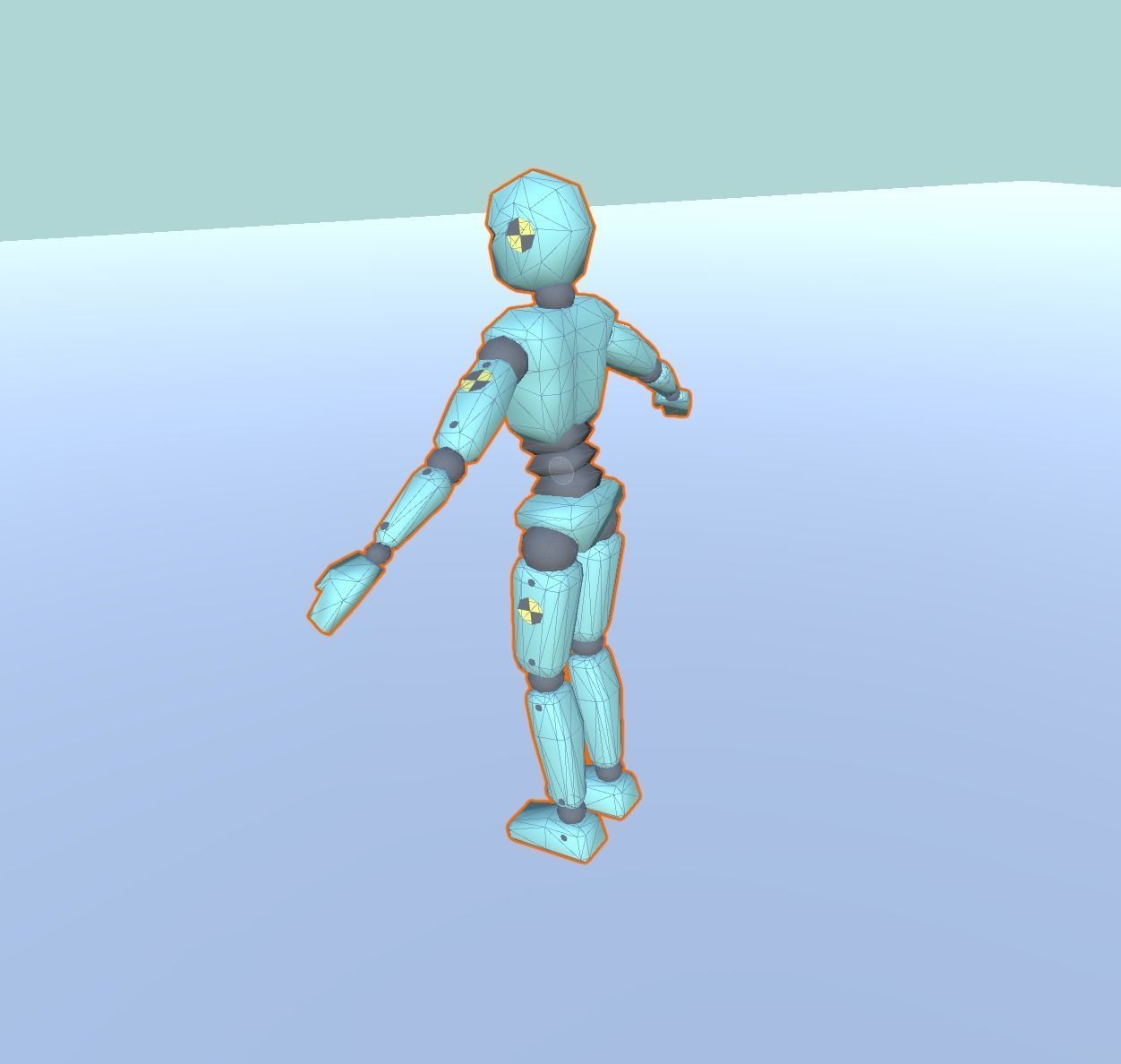 Dummy humanoid free VR / AR / low-poly 3D model rigged | CGTrader