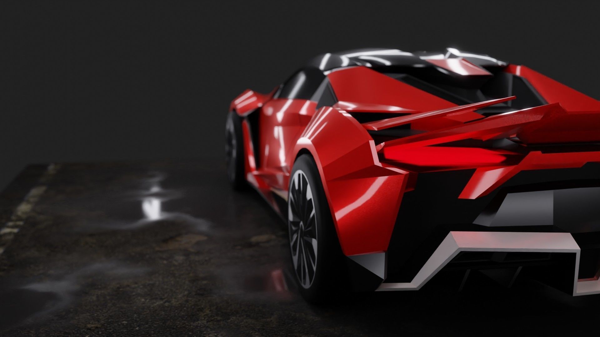 3D model W-Motors Fenyr SuperSport VR / AR / low-poly | CGTrader