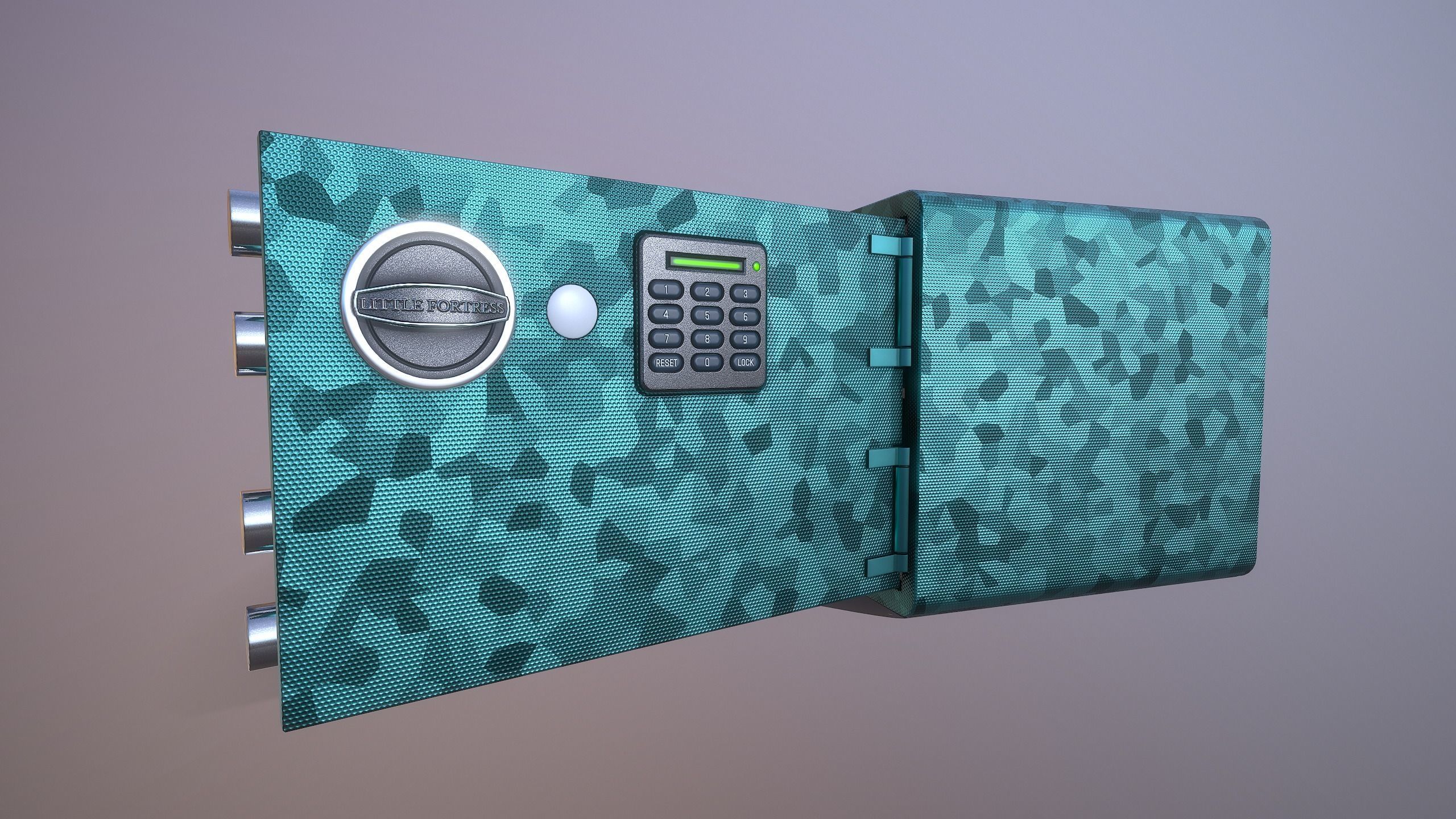 3D model Small Security Safe VR / AR / low-poly | CGTrader