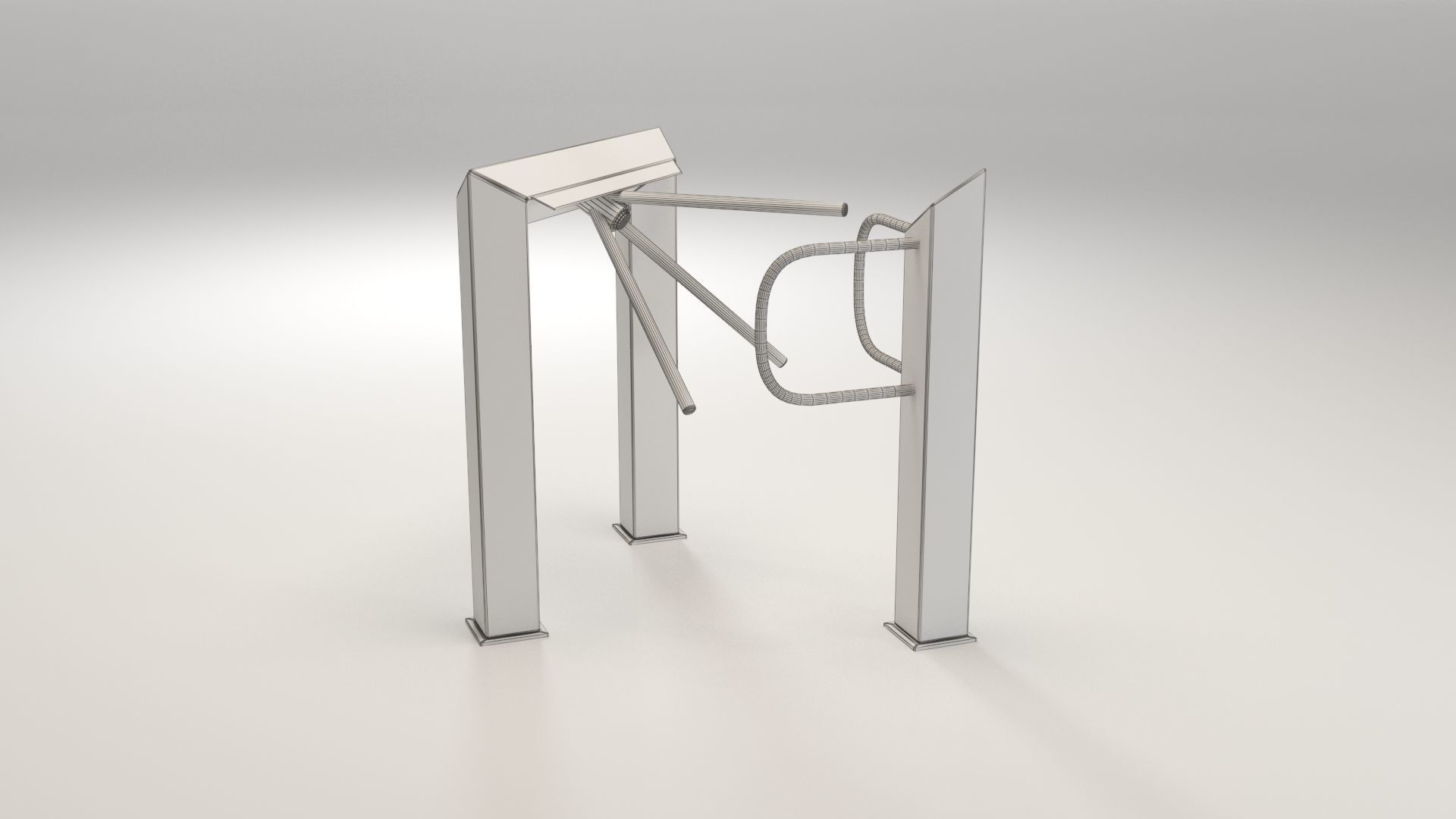 3D model Security Gate VR / AR / low-poly | CGTrader