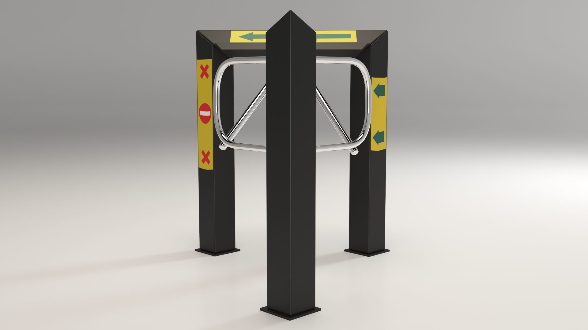 3D model Security Gate VR / AR / low-poly | CGTrader