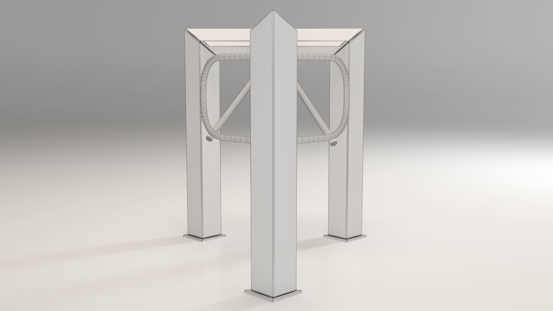 3D model Security Gate VR / AR / low-poly | CGTrader