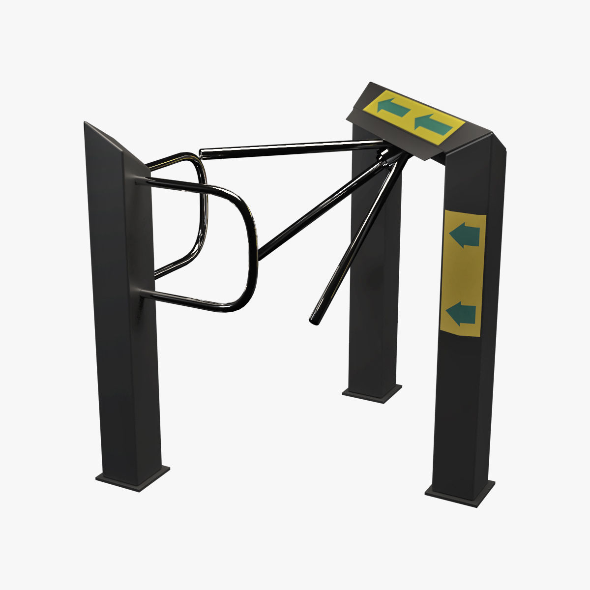 3D model Security Gate VR / AR / low-poly | CGTrader