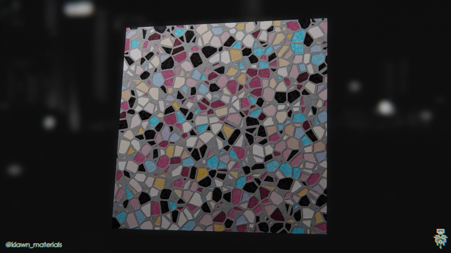 Procedural Mosaic Granite Material plus 4k PBR Textures Texture | CGTrader