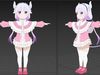 Kanna VRChat SDK3 3D model rigged | CGTrader