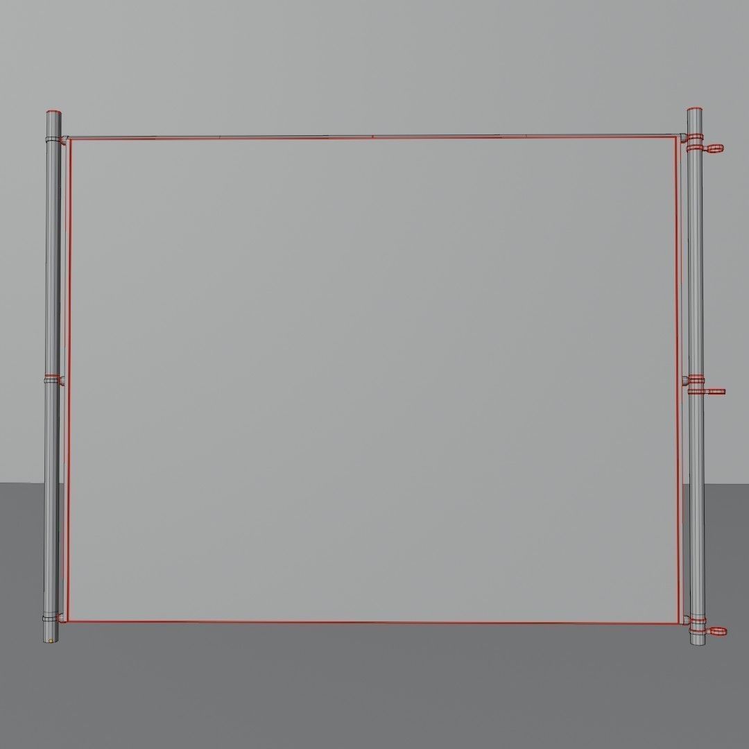 3D model Chain link fence VR / AR / low-poly | CGTrader