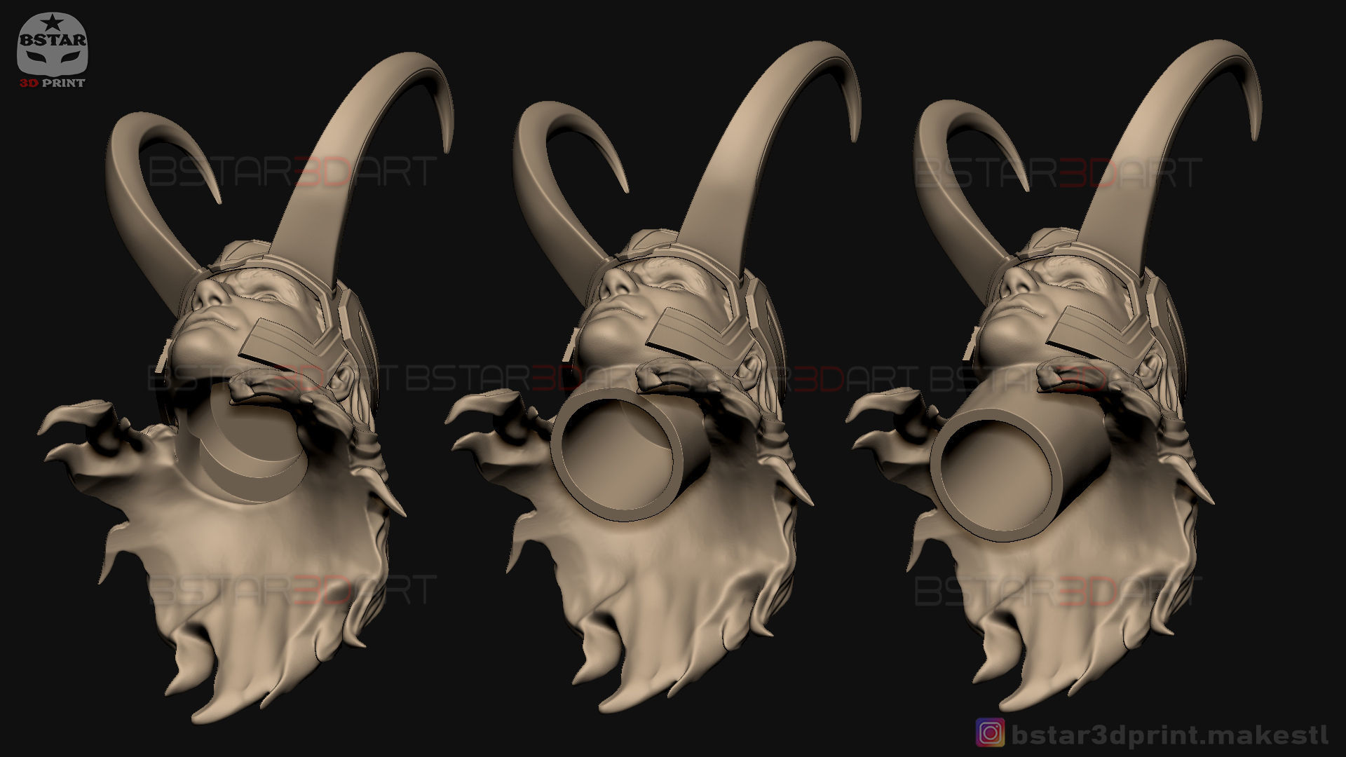 Loki Head - Tom Hiddleston - Marvel Comics - High Quality 3D model 3D ...