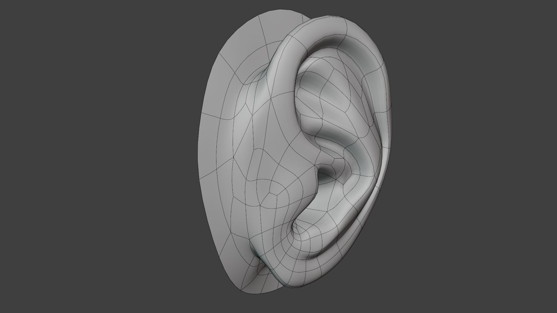 3D model Human Ear Basemesh VR / AR / low-poly | CGTrader