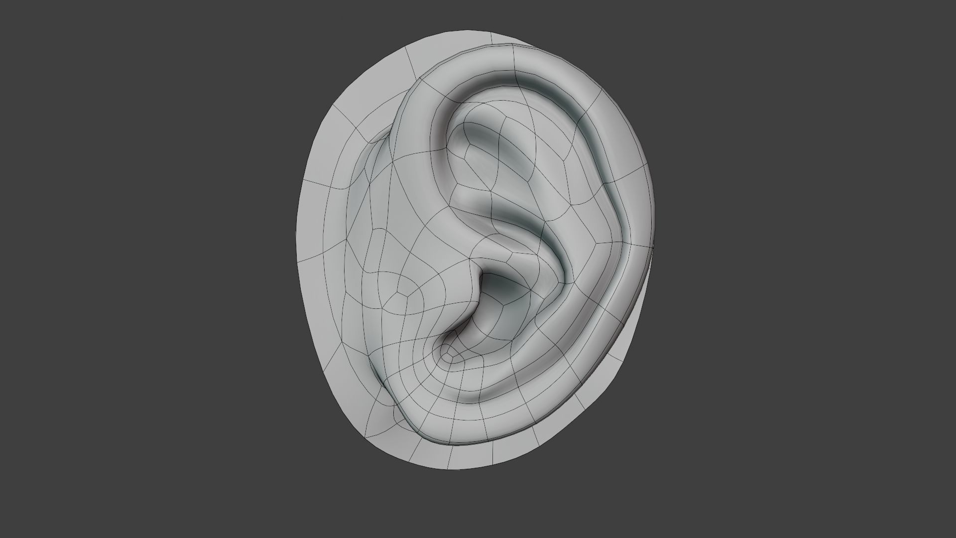 3D model Human Ear Basemesh VR / AR / low-poly | CGTrader