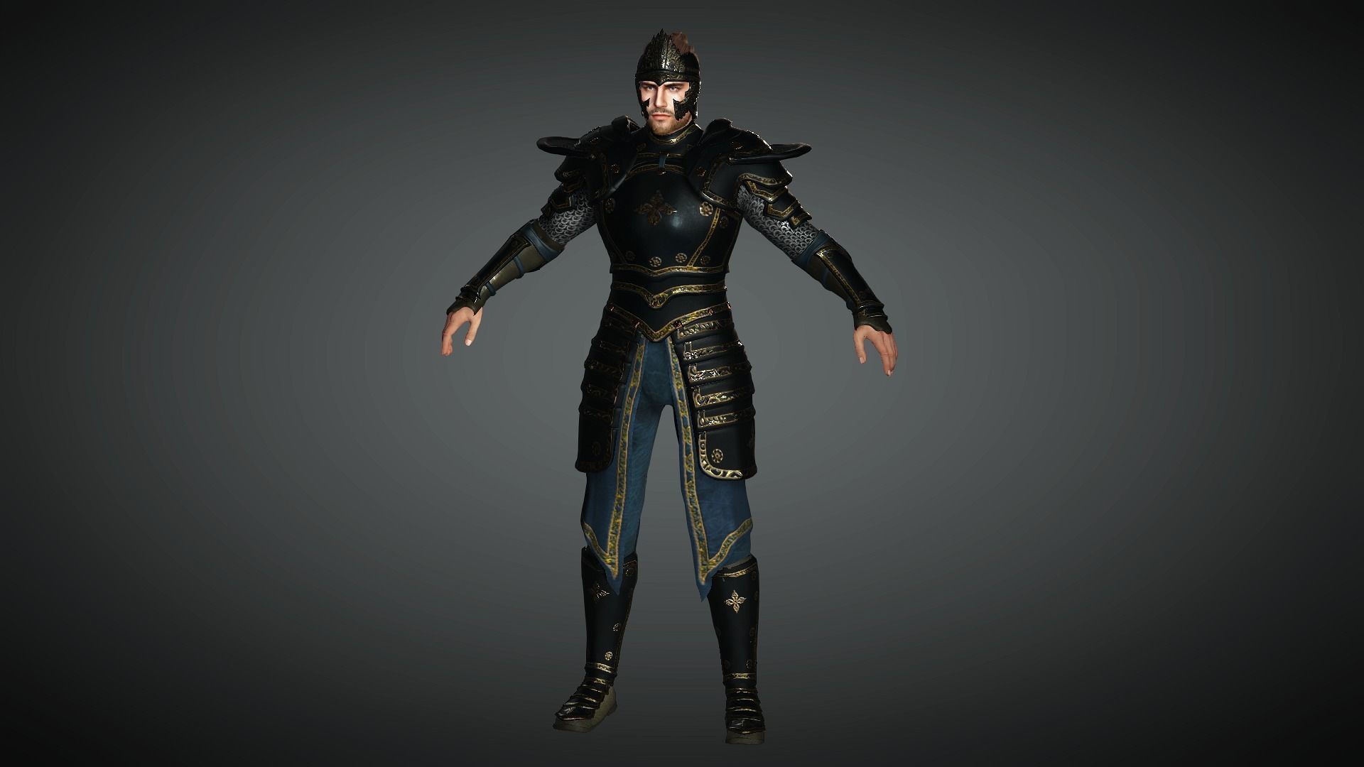 3D model AAA Fantasy Male Character 05 VR / AR / low-poly rigged | CGTrader