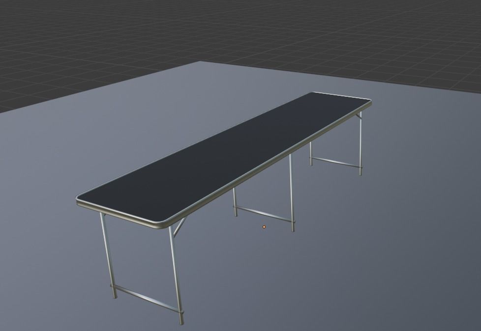 Basic Beerpongtable 3D model | CGTrader