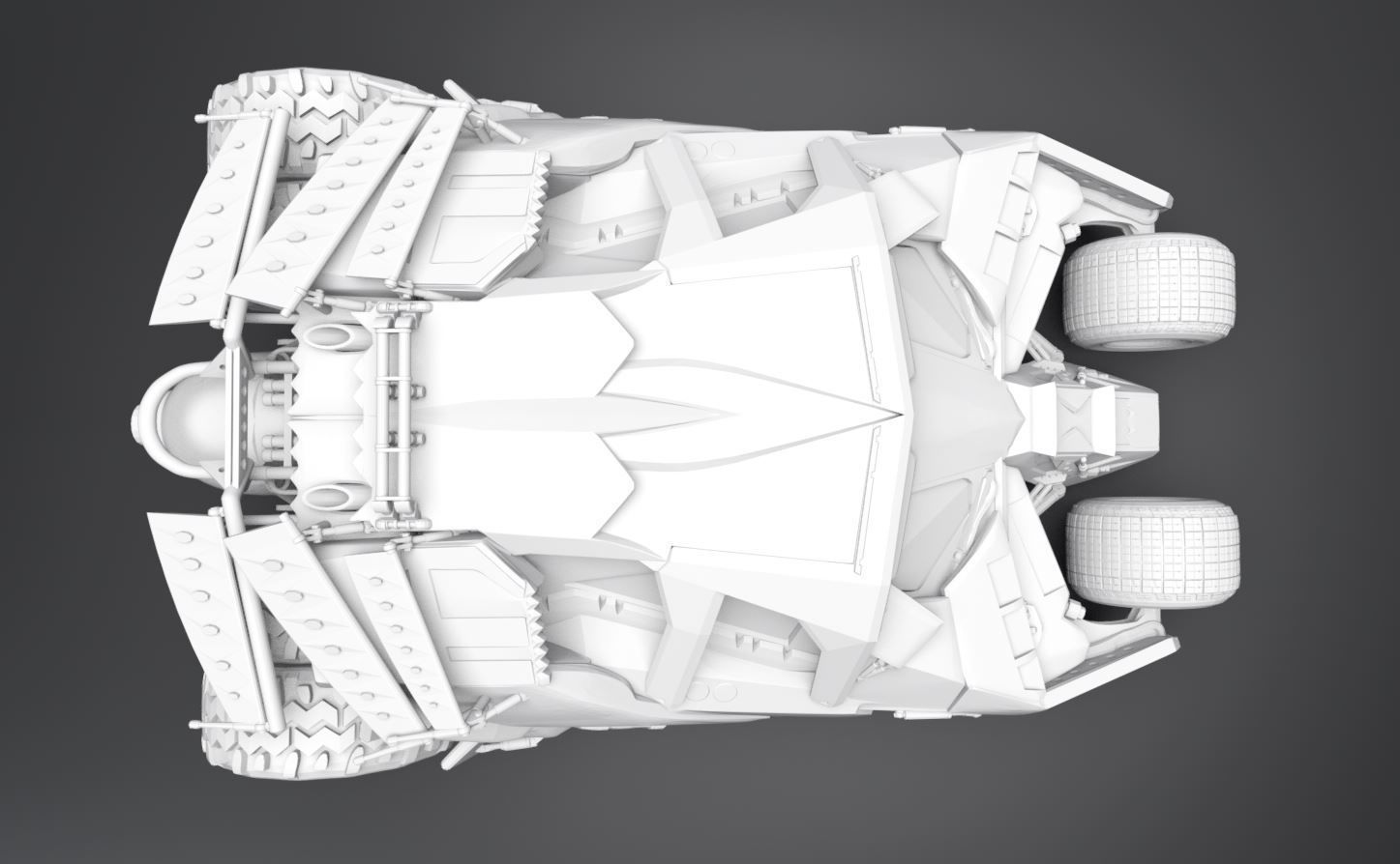 Batmobile Tumbler scale model 3D model 3D printable | CGTrader