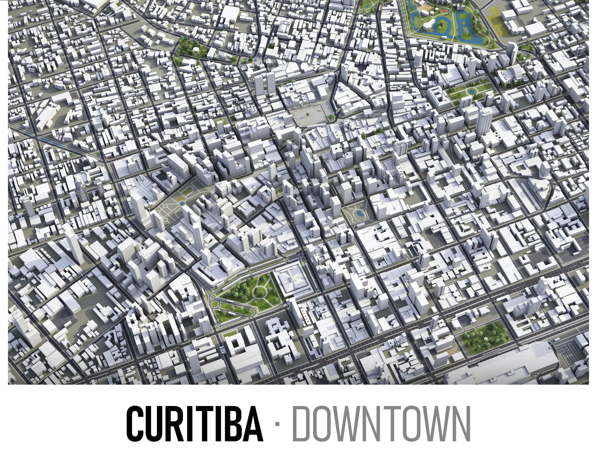 3D model Curitiba VR / AR / low-poly | CGTrader