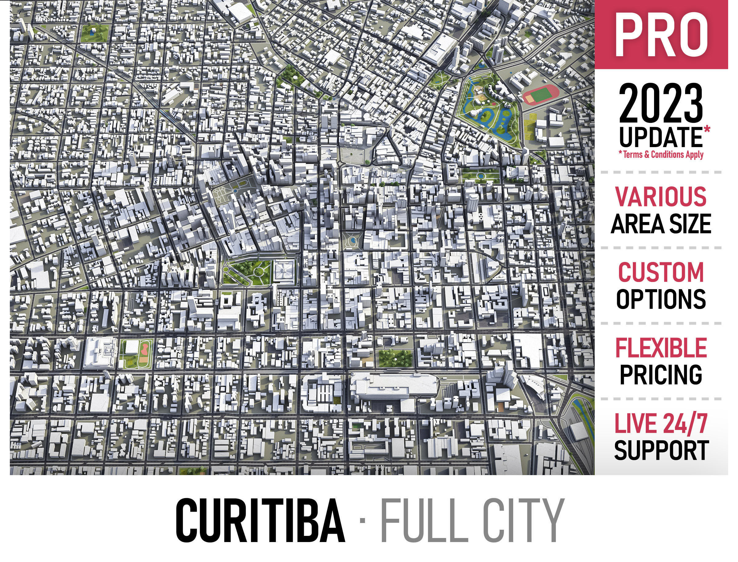 3D model Curitiba VR / AR / low-poly | CGTrader