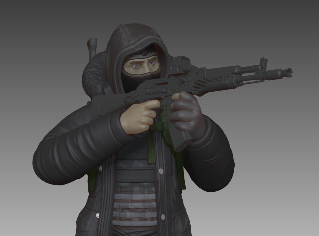 Escape from Tarkov Shturman 3Dprint figuer 3D model 3D printable | CGTrader