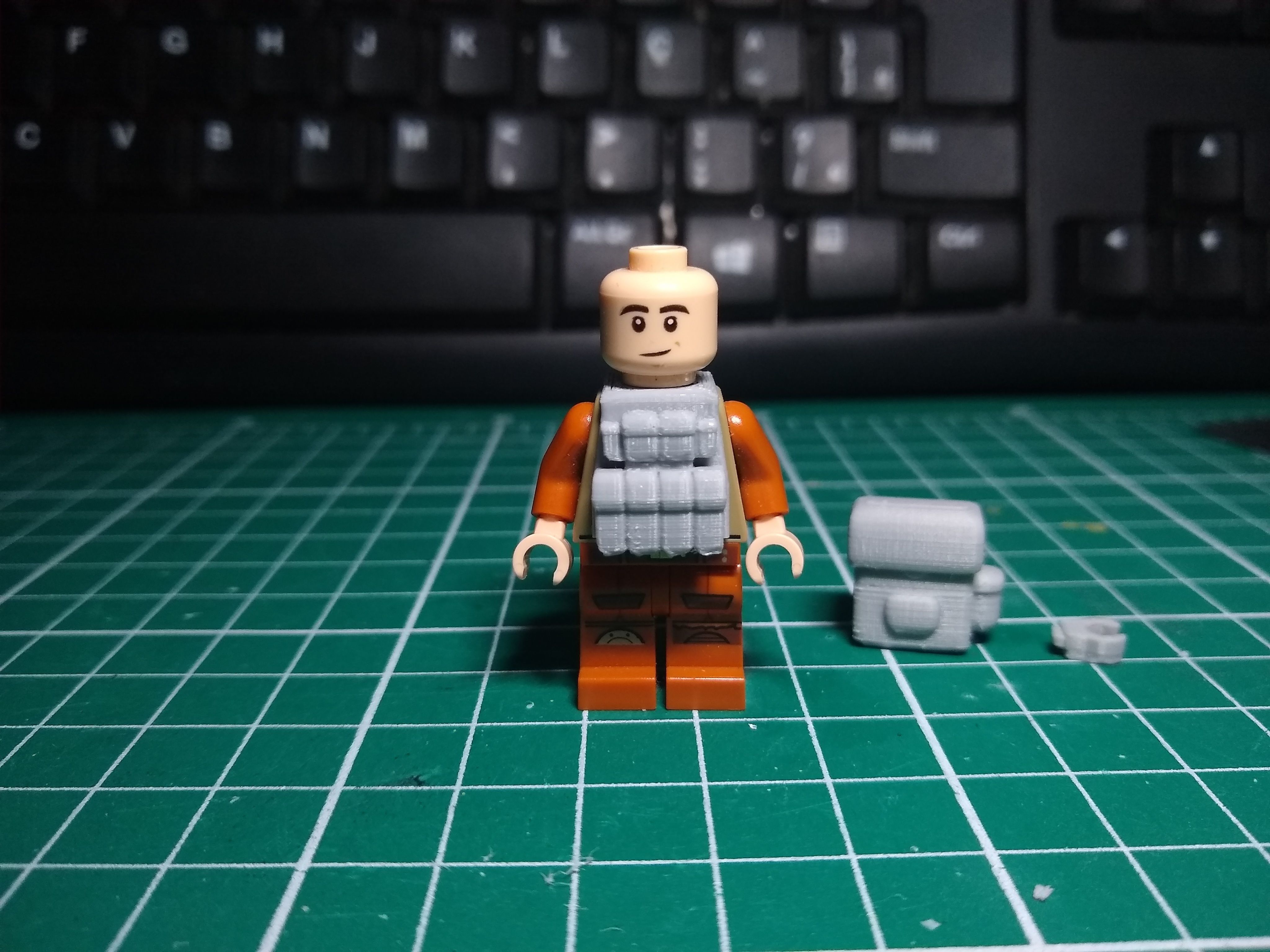 LEGO TACTICAL VEST AND BACKPACK 3D model 3D printable | CGTrader