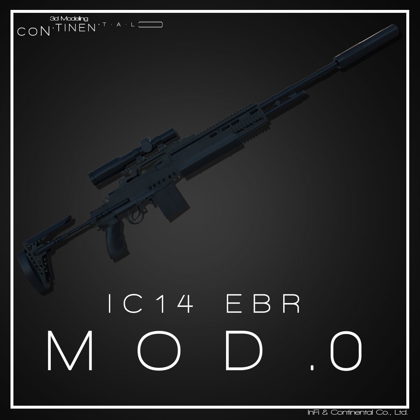 IC14 EBR Mod0 3D model rigged | CGTrader