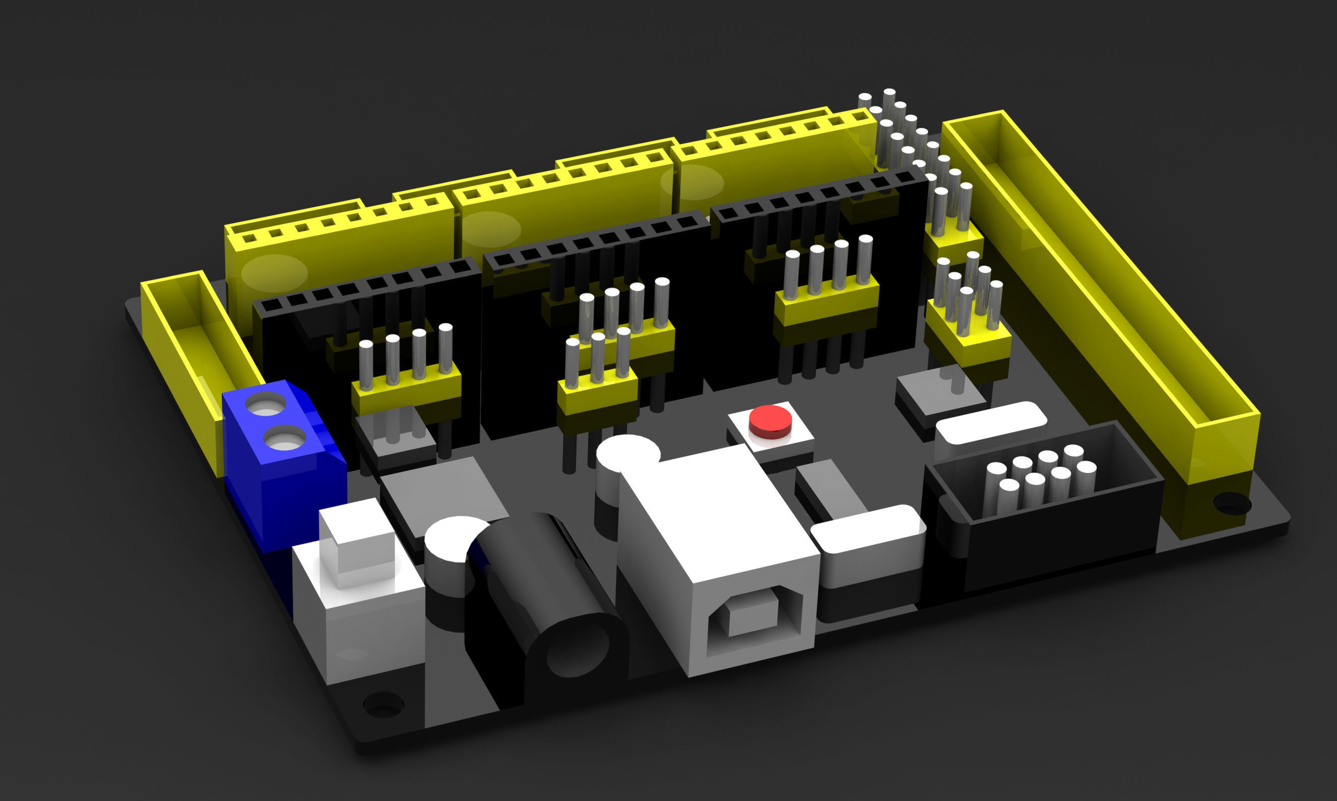 3D printer or CNC laser printable enclosure 3D model 3D printable ...