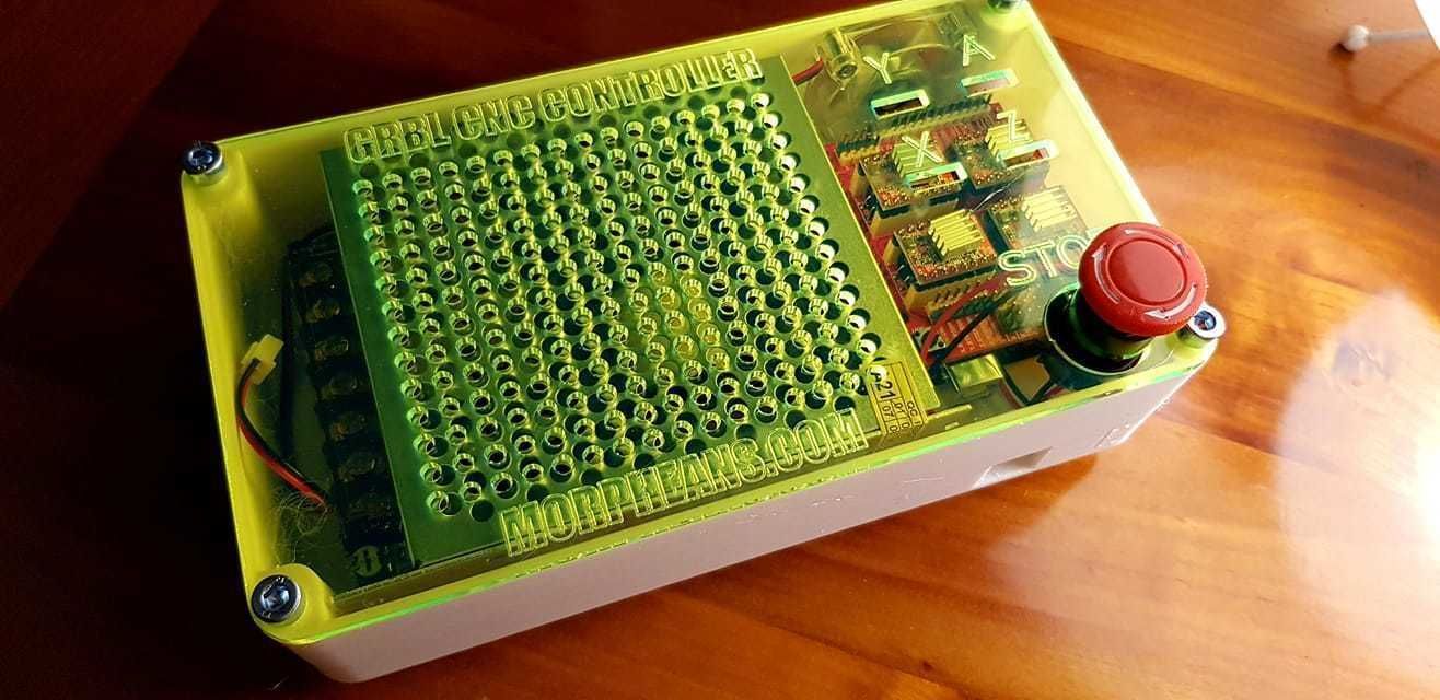 CNC Encosure for Arduino Uno R3 CNC Shield 12W 10 A power supply 3D model 3D printable | CGTrader