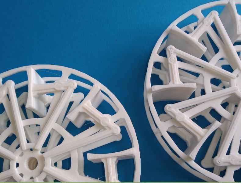 3d Printed paddle wheels kit for RC model boat 3D model 3D printable ...