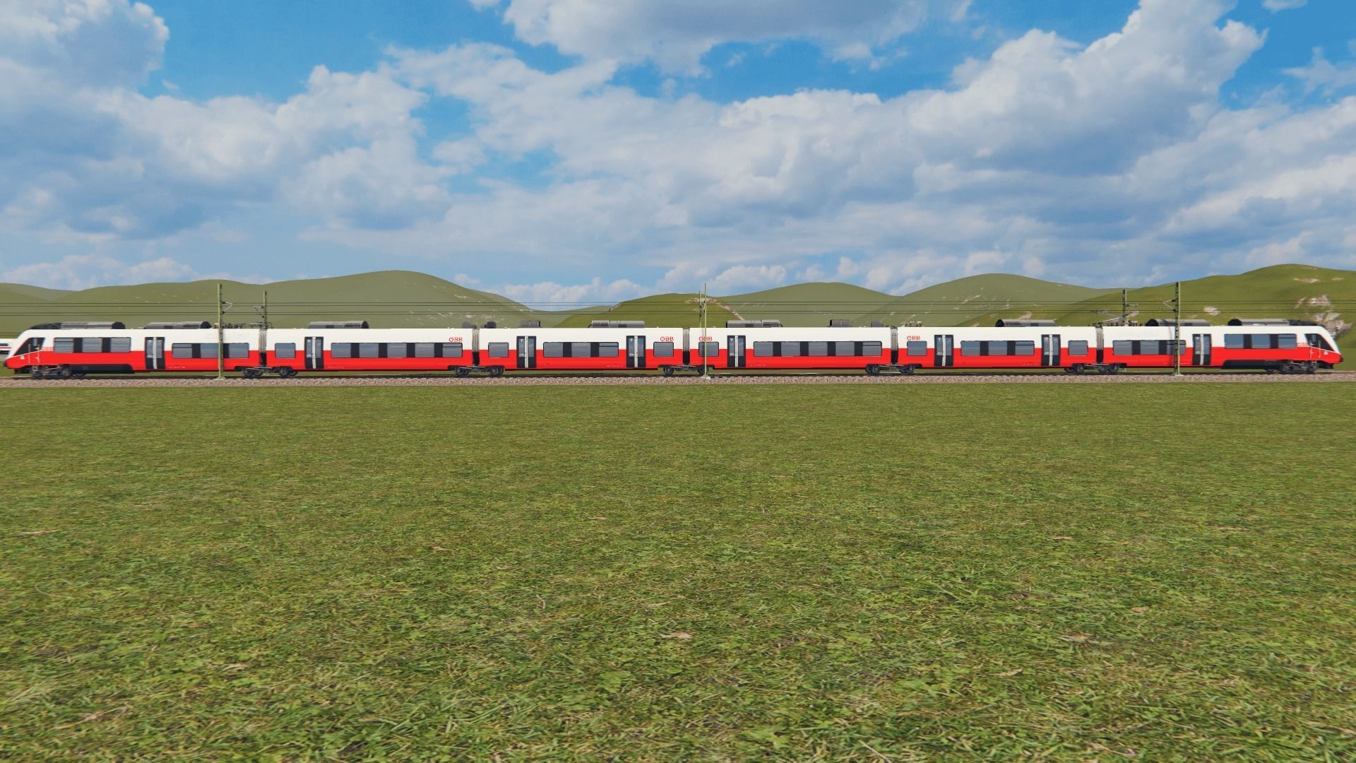 3D model Bombardier Talent 3 OEBB CityJet VR / AR / low-poly | CGTrader