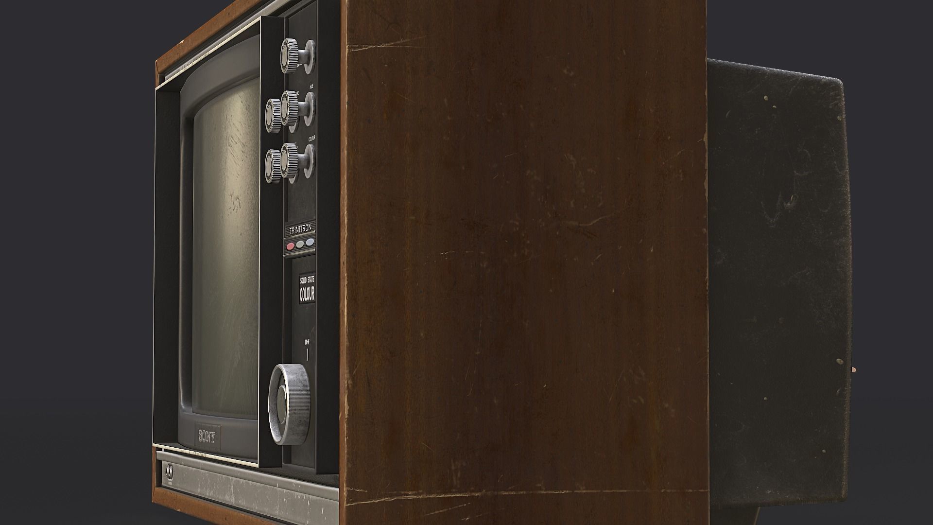 3D model Old Fashion TV Sony Trinitron VR / AR / low-poly | CGTrader