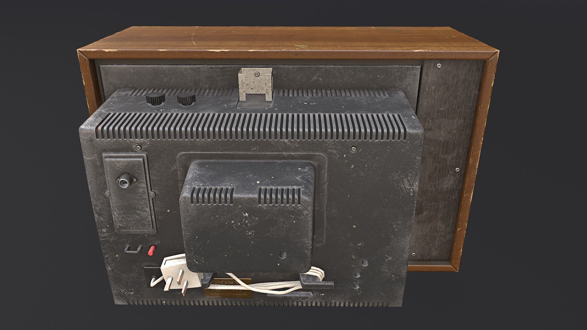 3D model Old Fashion TV Sony Trinitron VR / AR / low-poly | CGTrader