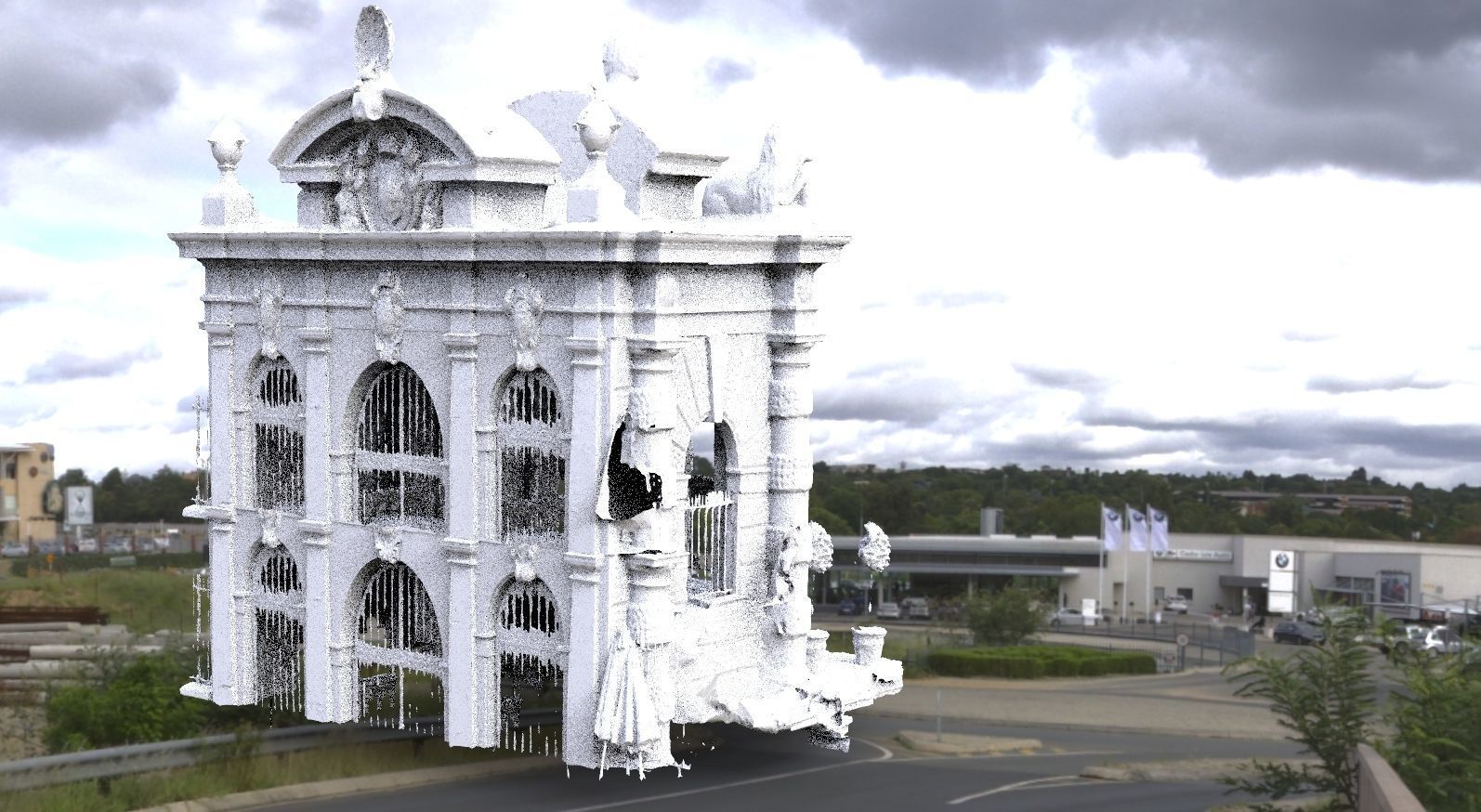 Fantasy architecture gateway 3D model | CGTrader