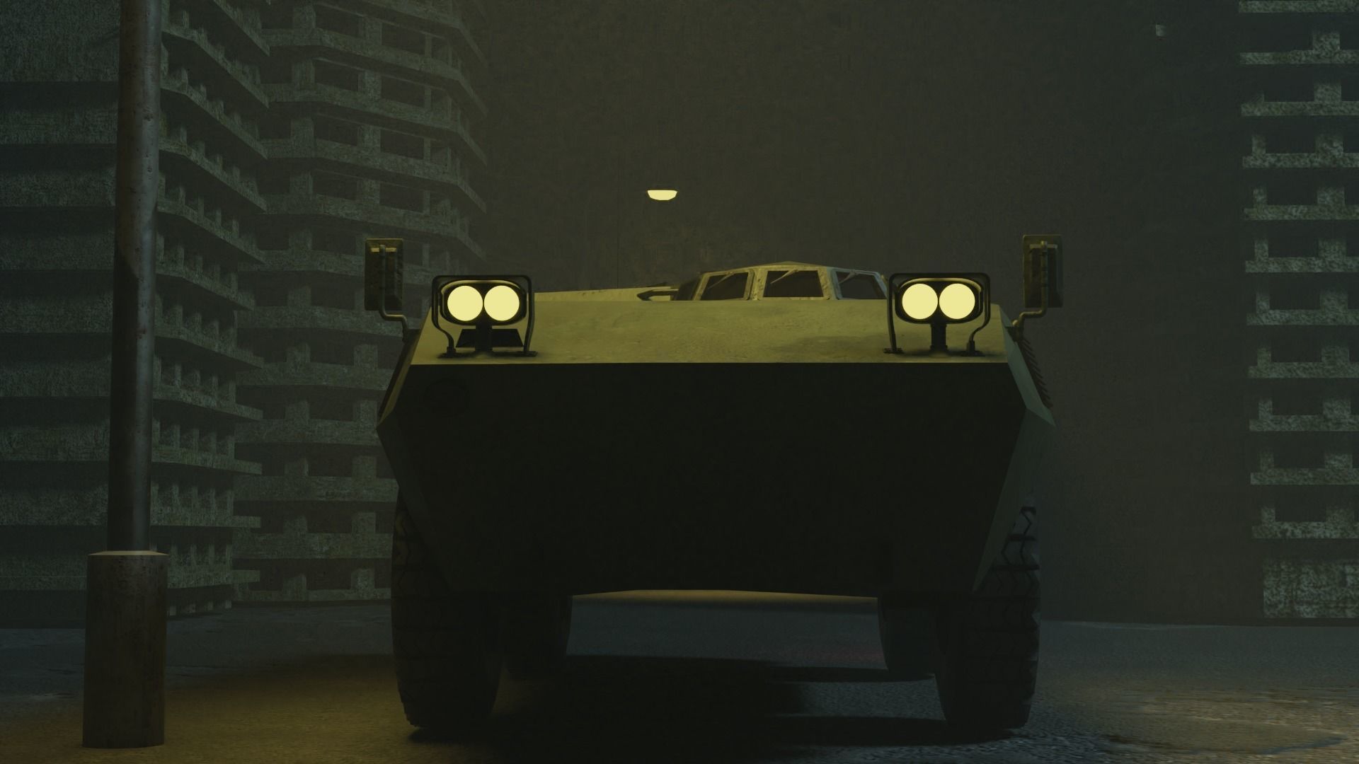 3D model Fiat 6614 - Wheeled Armoured Personnel Carrier VR / AR / low ...