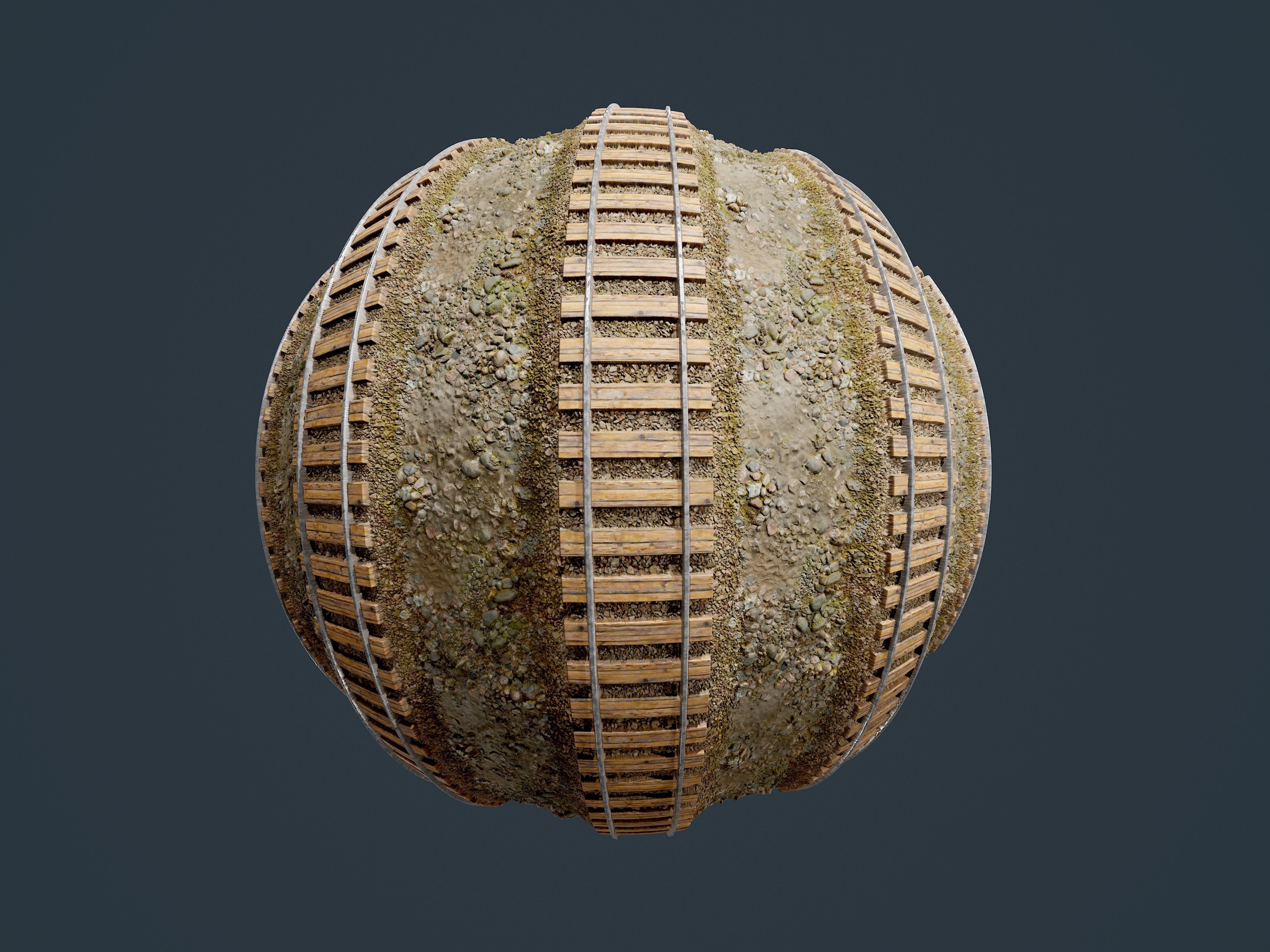 Train Tracks Seamless PBR Texture 01 Texture | CGTrader