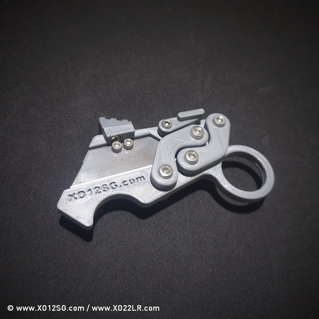 XOCUT 3D printed foldable cutter knife for Stanley blades free 3D model ...