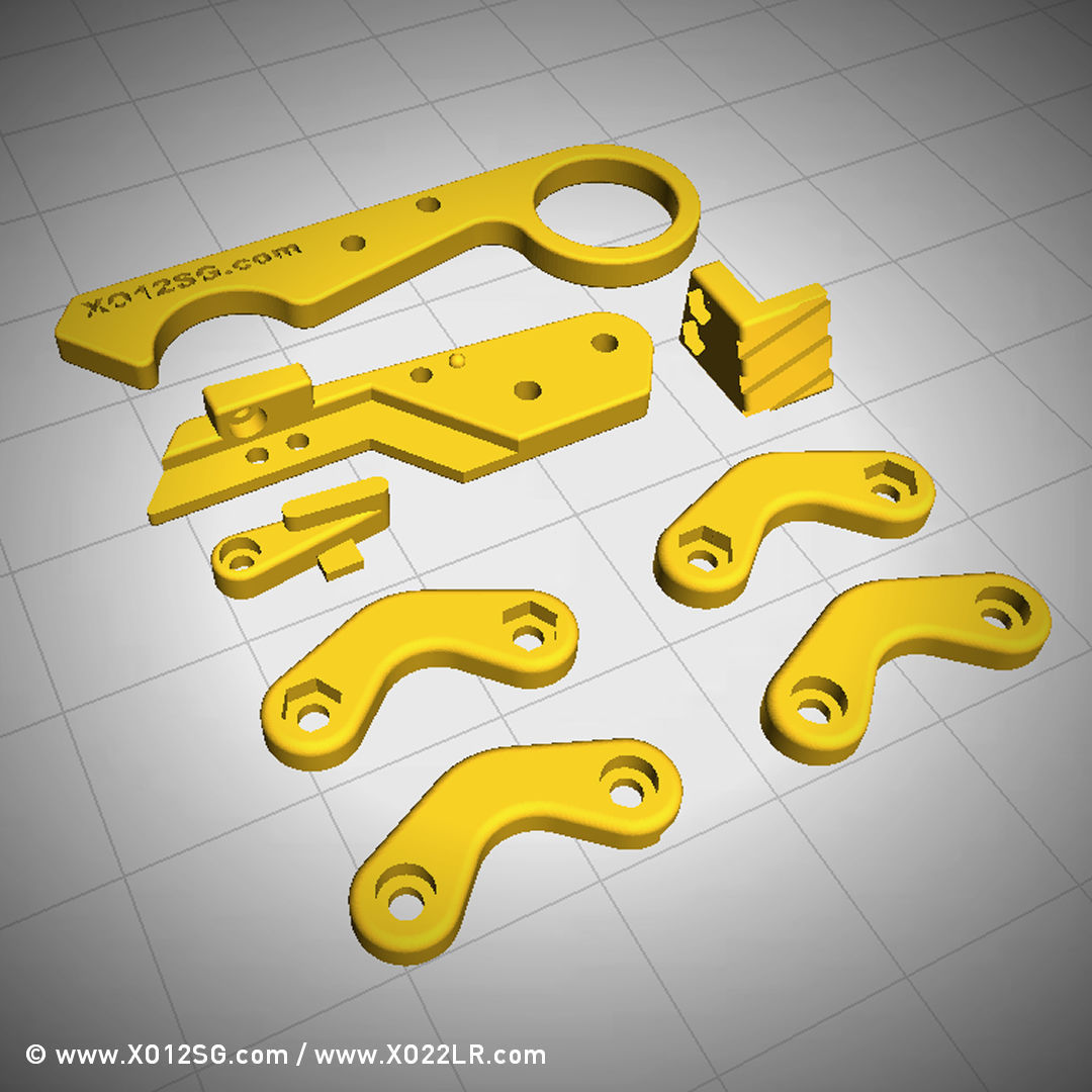 XOCUT 3D printed foldable cutter knife for Stanley blades free 3D model ...