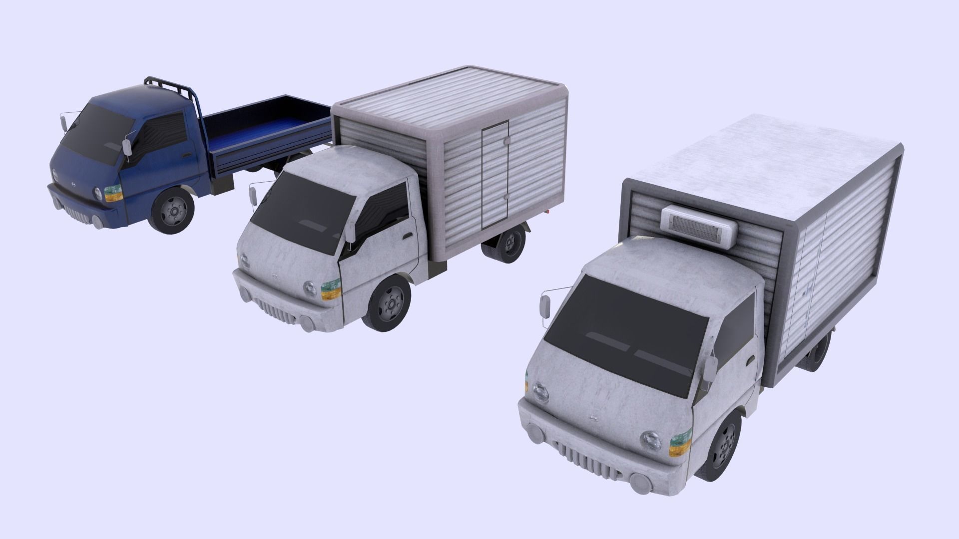 3D model Hyundai Porter VR / AR / low-poly | CGTrader