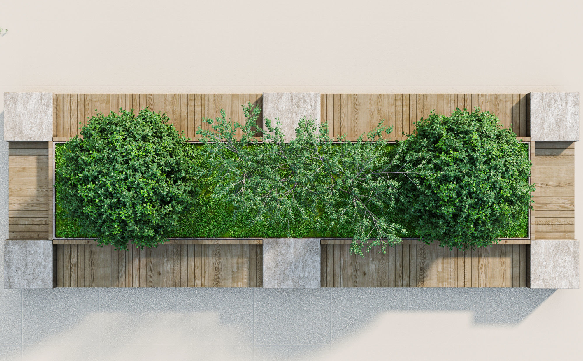 quickset hedge 3D model | CGTrader