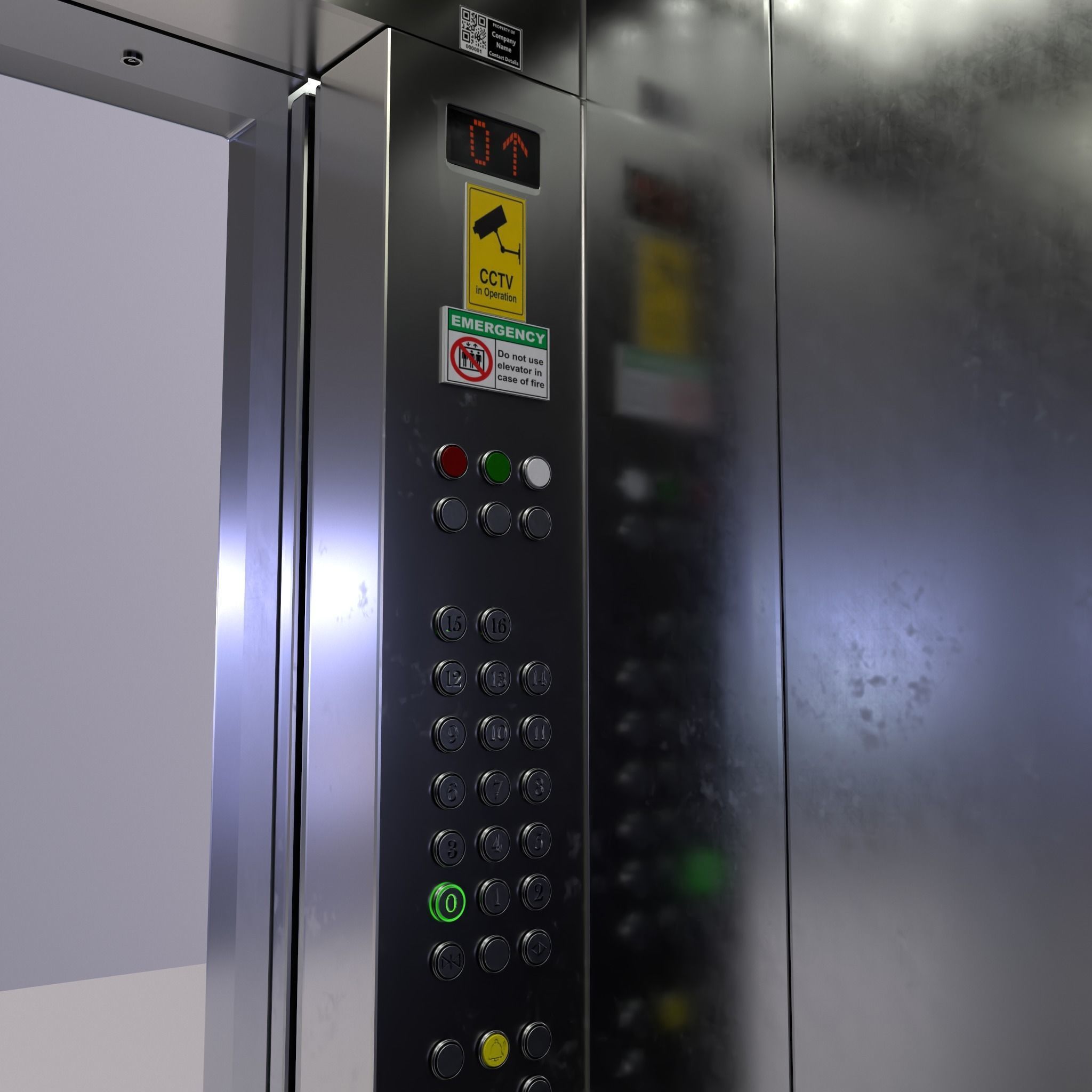 Realistic Elevator 3D model | CGTrader