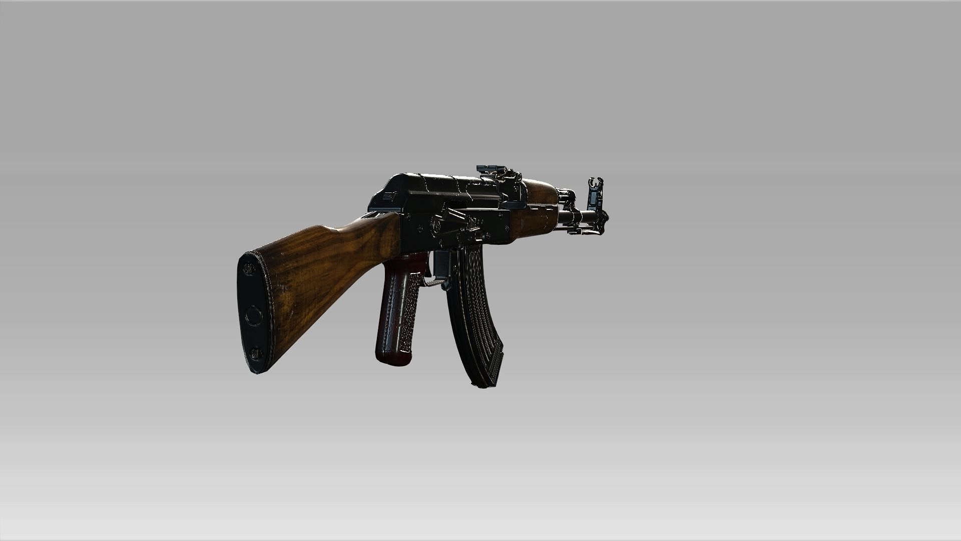 AK47 Kalashnikov Rifle 3D model | CGTrader