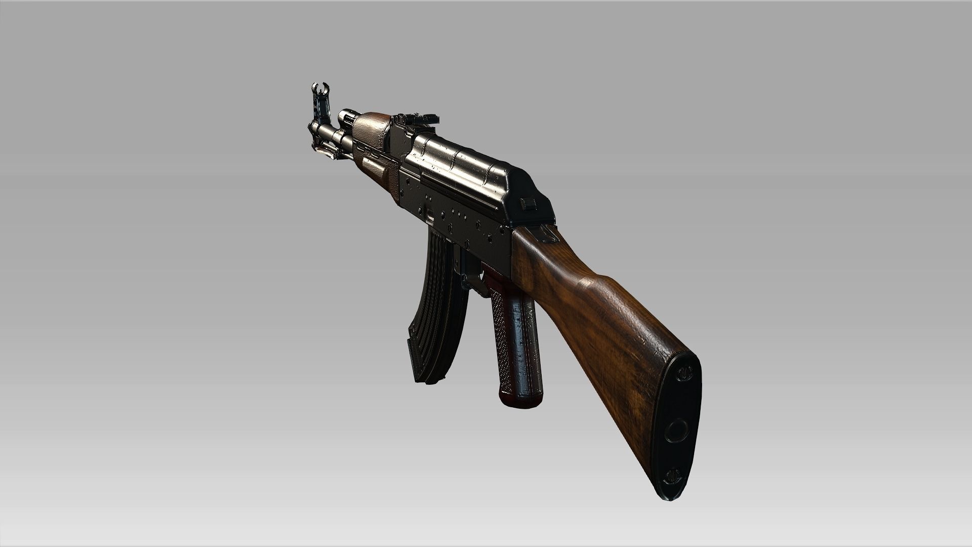 AK47 Kalashnikov Rifle 3D model | CGTrader