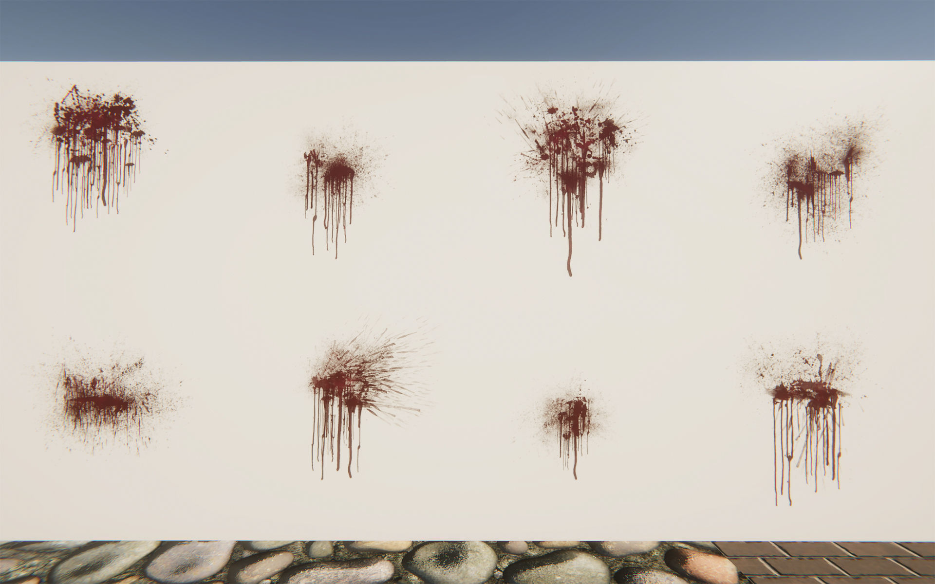 Blood Decals 4K Texture | CGTrader
