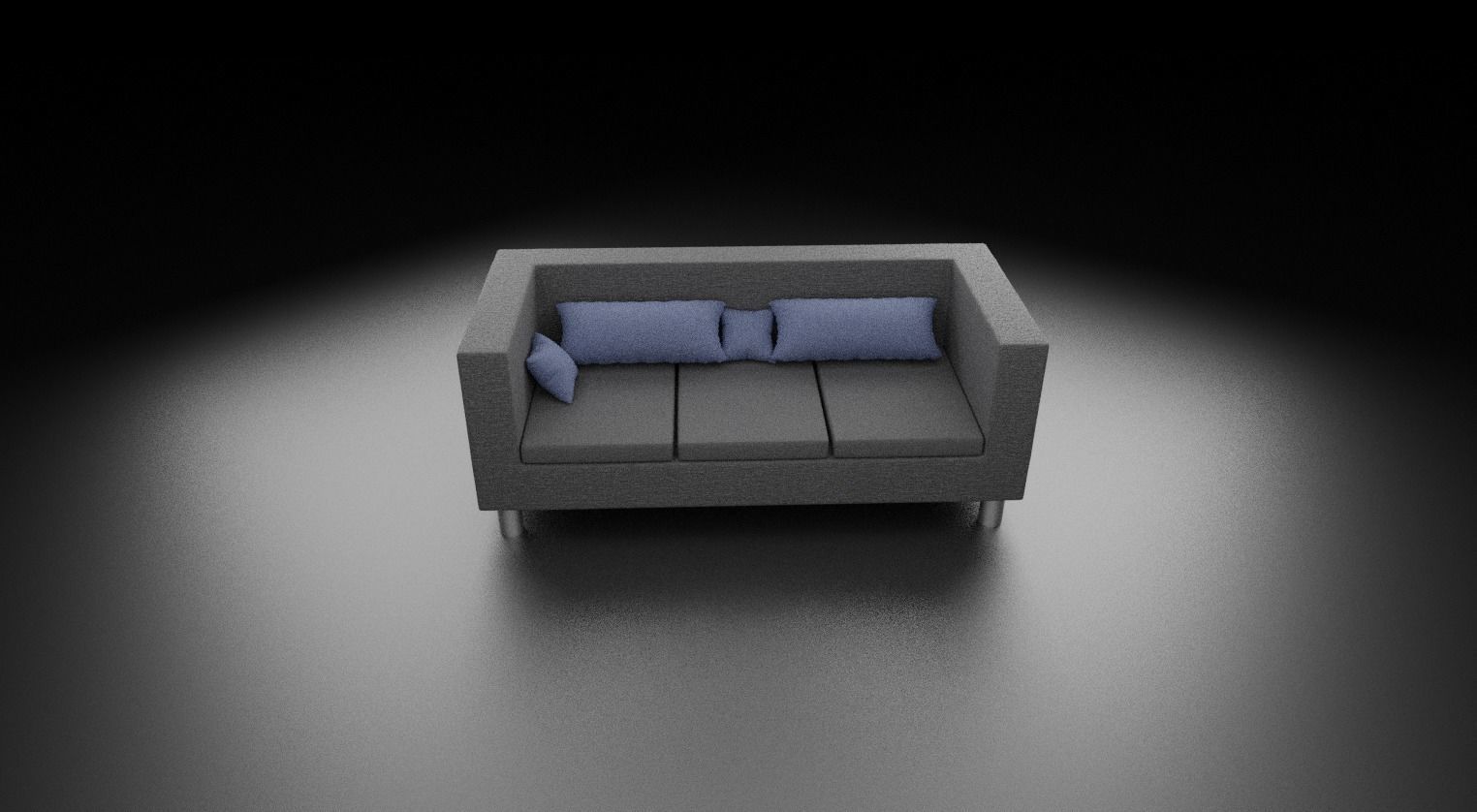 sofa made in Blender 3D free 3D model | CGTrader