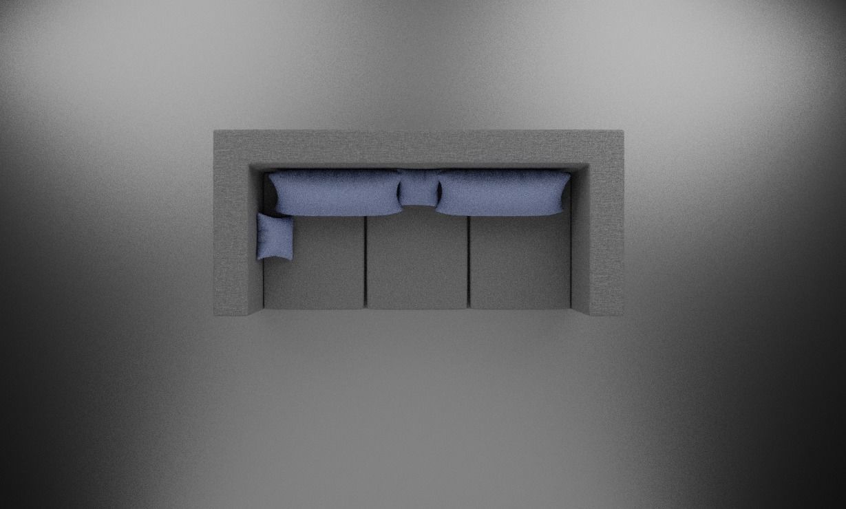 sofa made in Blender 3D free 3D model | CGTrader