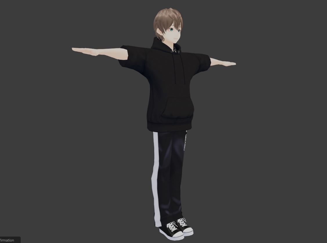 3D model cute anime boy character c15 VR / AR / low-poly rigged | CGTrader