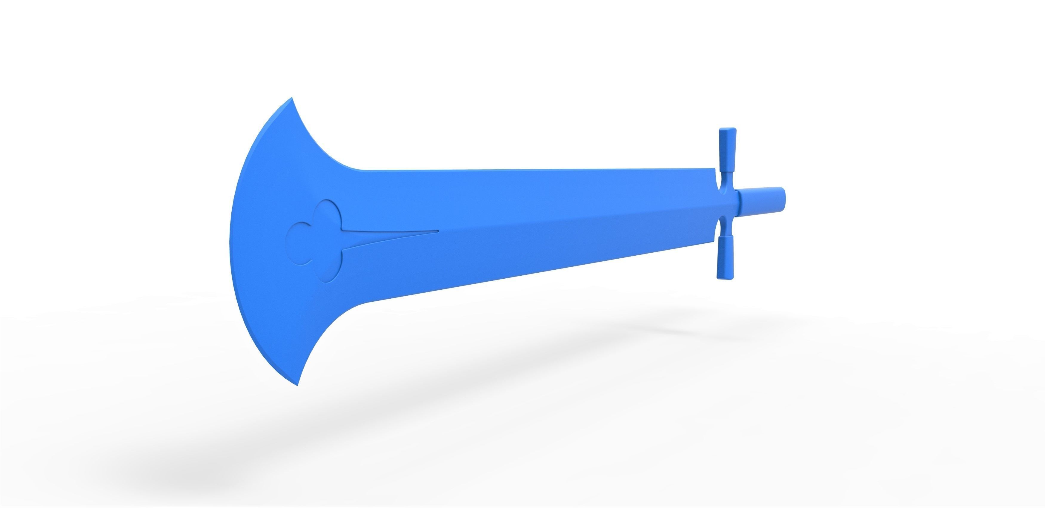 Demon Destroyer Sword from the manga Black Clover 3D model 3D printable ...