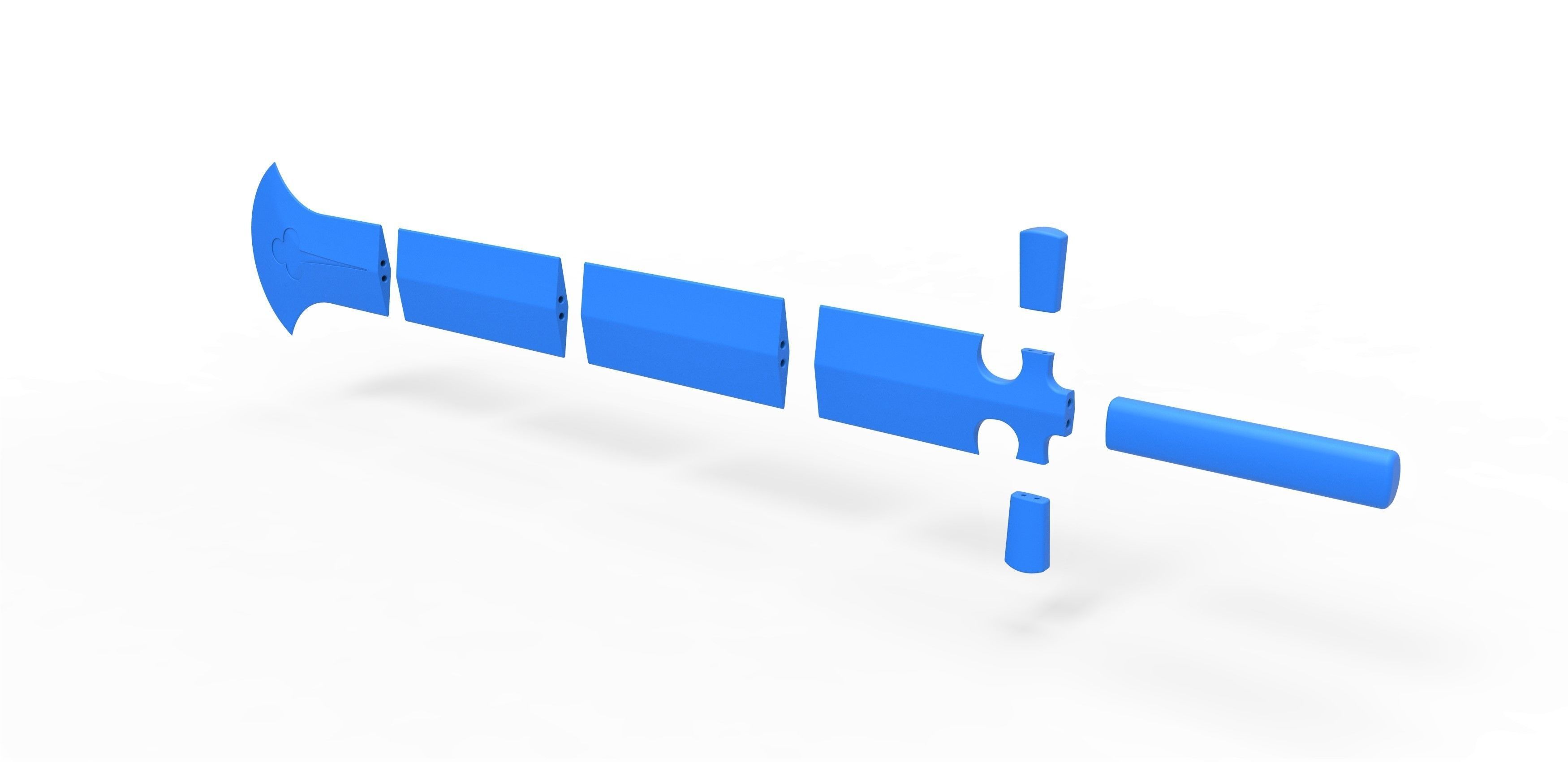 Demon Destroyer Sword from the manga Black Clover 3D model 3D printable ...
