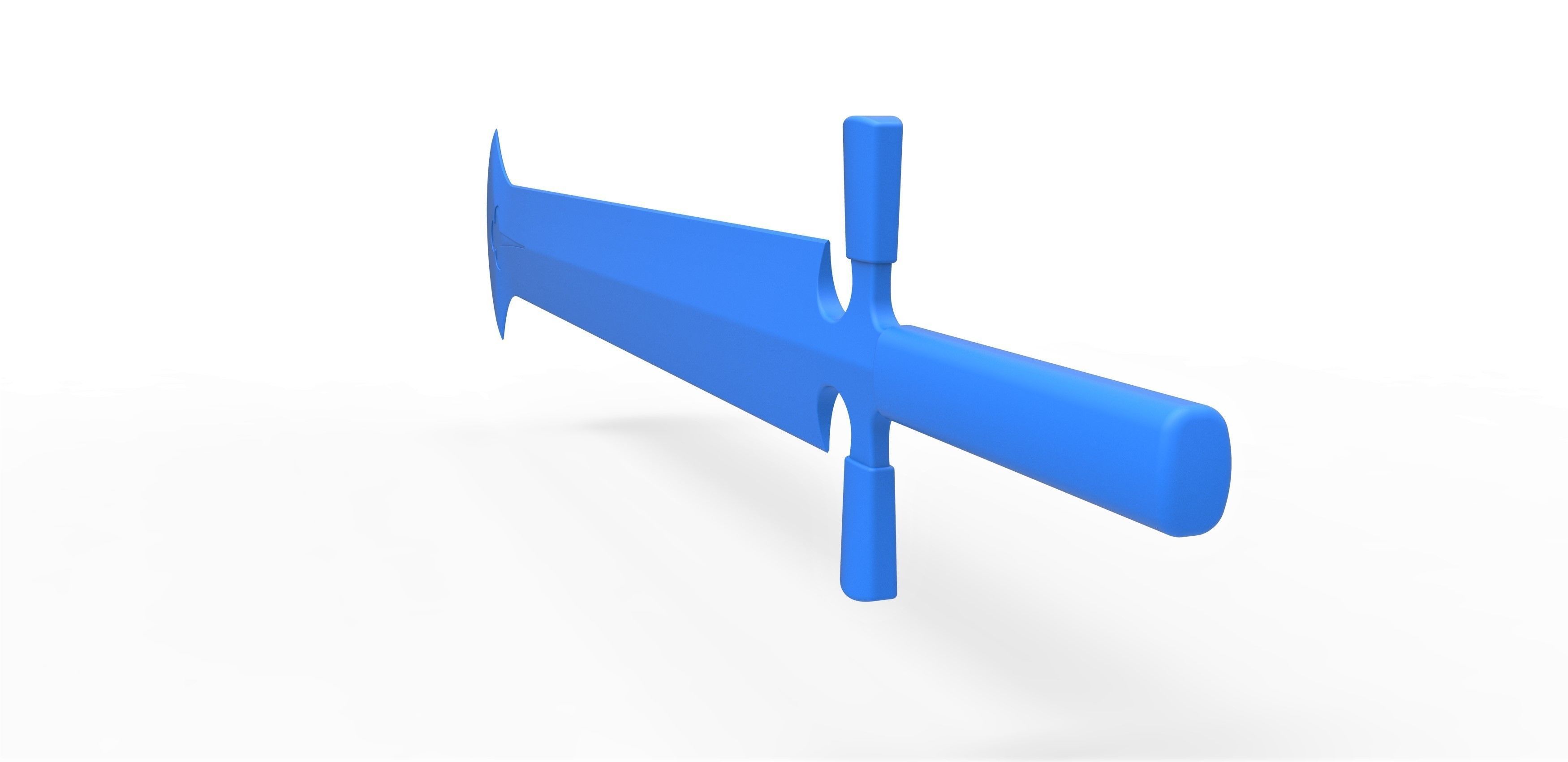 Demon Destroyer Sword from the manga Black Clover 3D model 3D printable ...