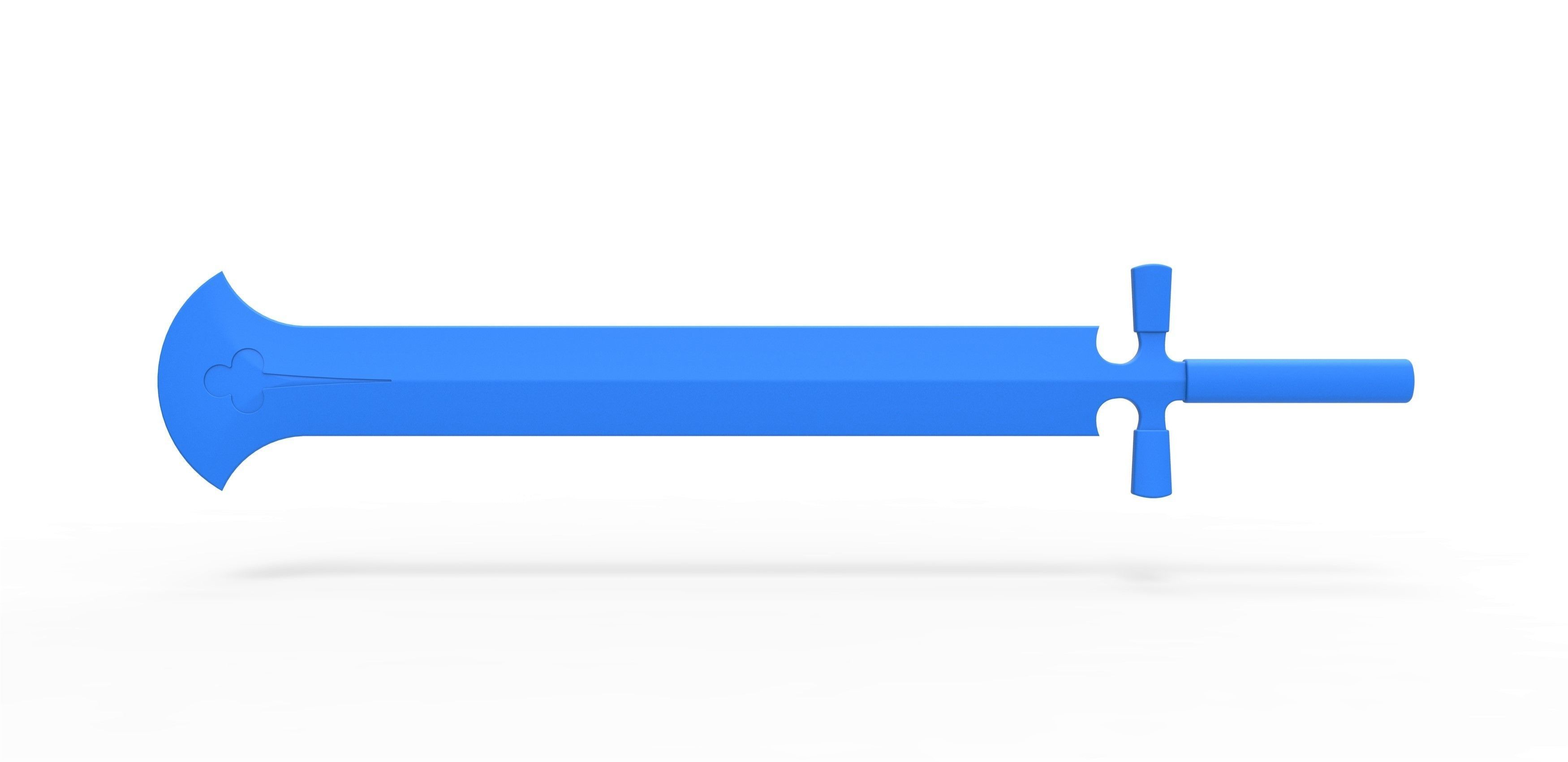 Demon Destroyer Sword from the manga Black Clover 3D model 3D printable ...