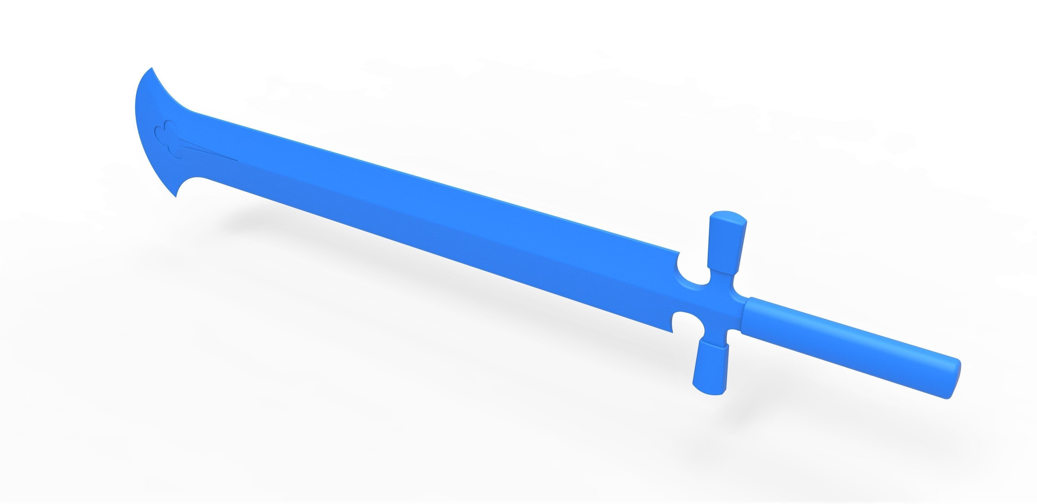 Demon Destroyer Sword from the manga Black Clover 3D model 3D printable ...