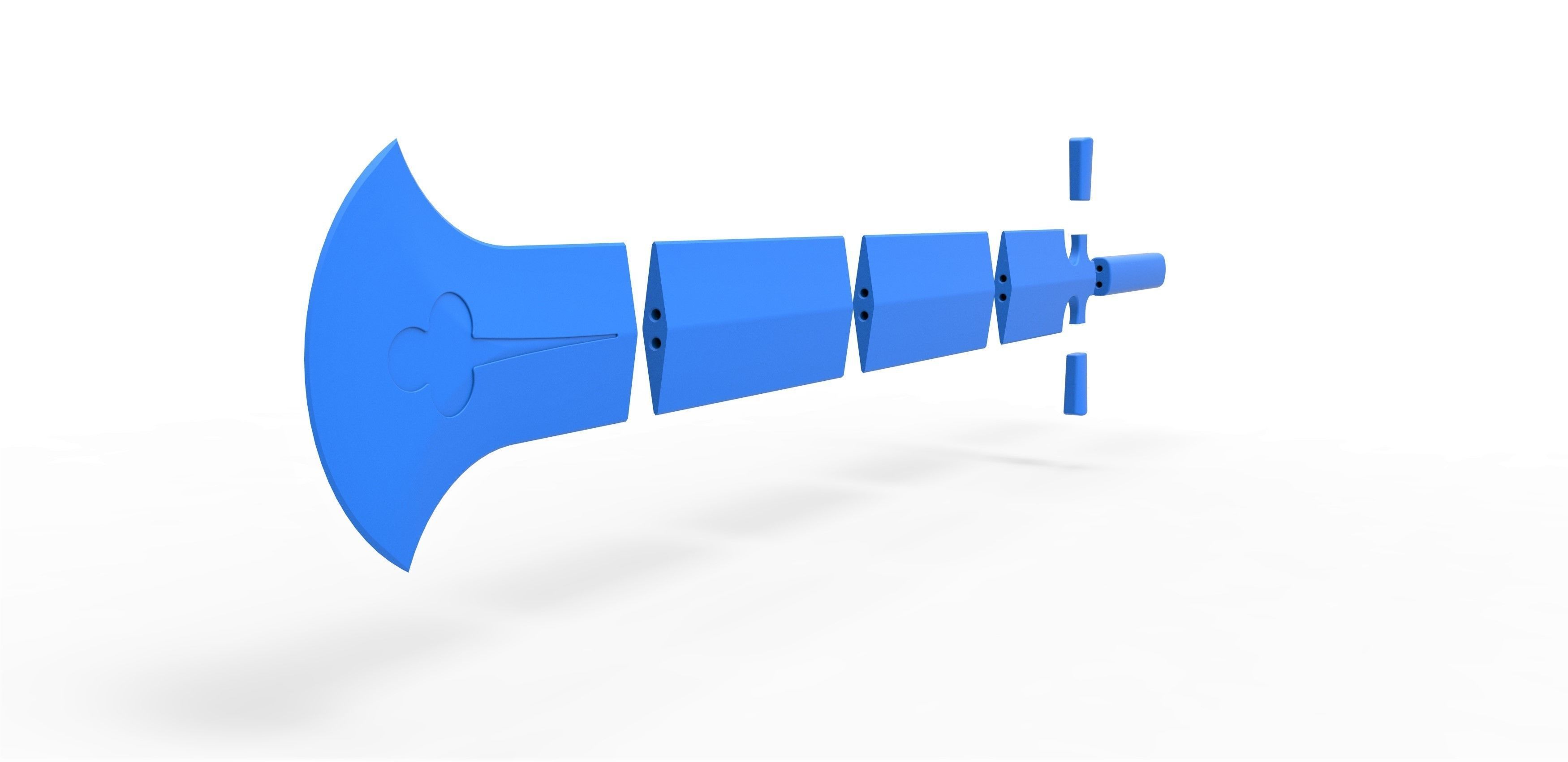 Demon Destroyer Sword from the manga Black Clover 3D model 3D printable ...