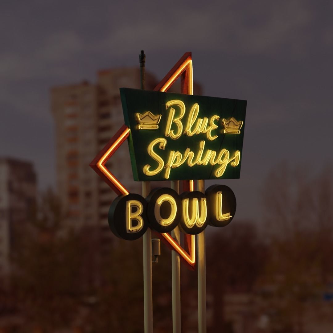 Neon Sign 3D model | CGTrader