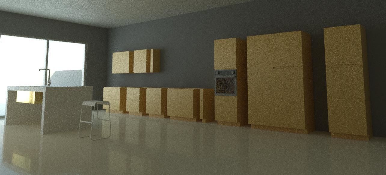 Revit modern kitchen cabinet families 3D model | CGTrader