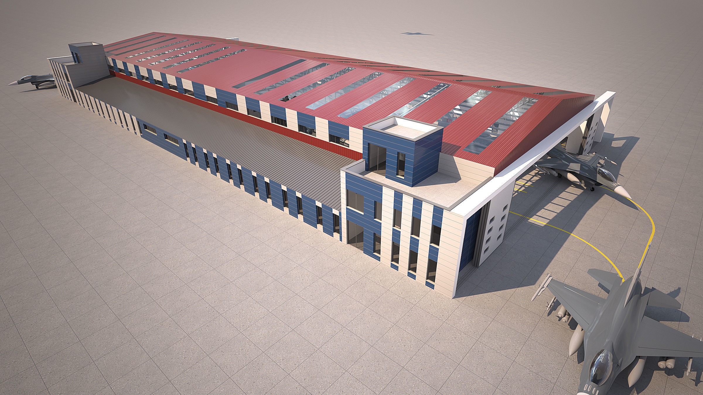 Warehouse interior and exterior 3D model 3D model | CGTrader